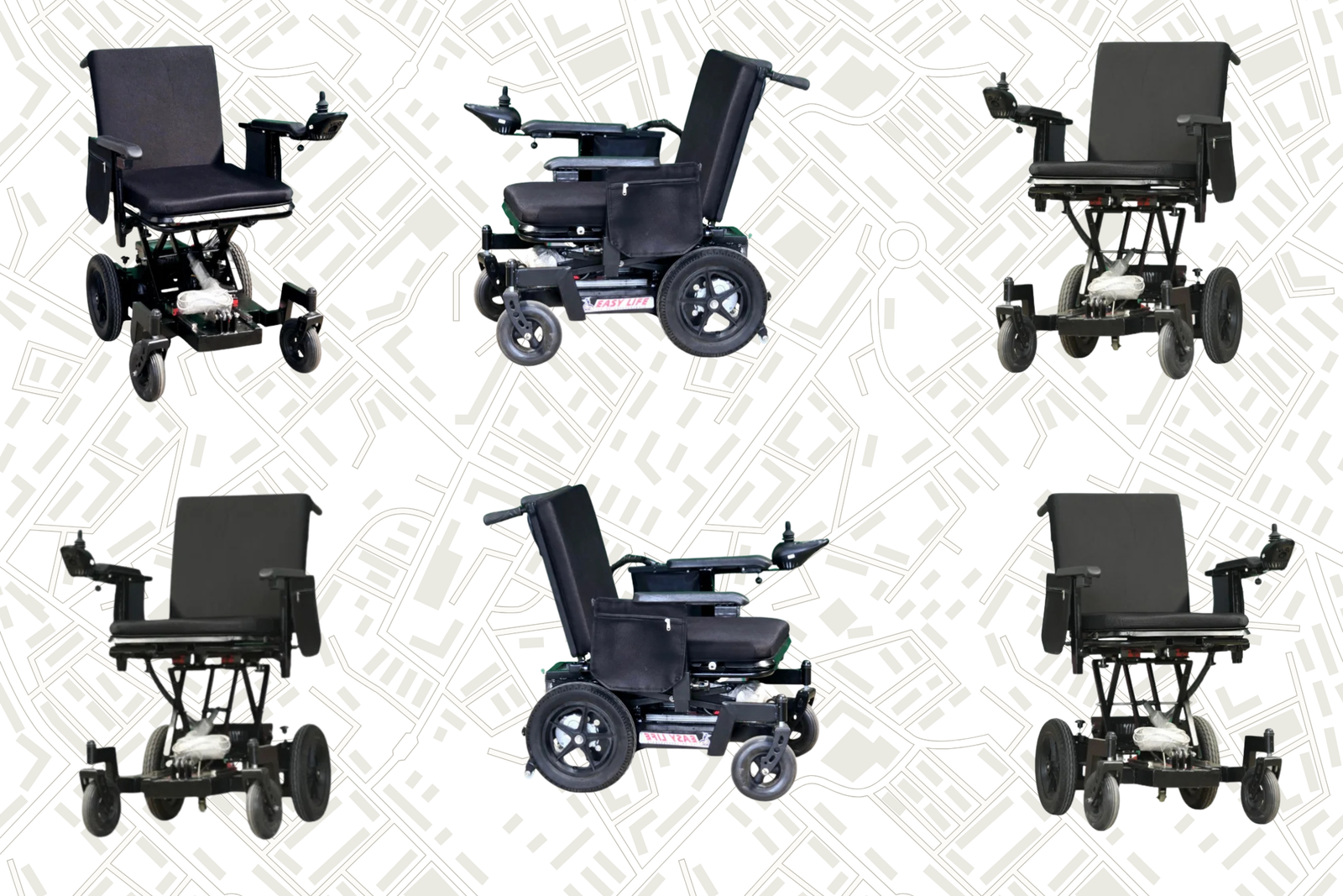 HEIGHT ADJUSTABLE WHEELCHAIR WITH SCISSOR LIFT MECHANISM ...